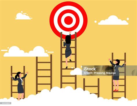 경력 경로 비즈니스 전략 또는 계획의 차이 사업가는 목표에 도달하기 위해 오른쪽 사다리를 올라갑니다 개발에 대한 스톡 벡터 아트 및 기타 이미지 Istock
