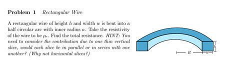 Solved Problem Rectangular Wire A Rectangular Wire Of Chegg Com