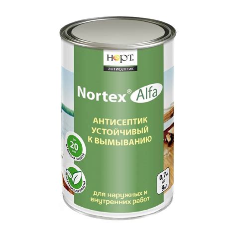 Купить Антисептик невымываемый зимний для древесины Nortex Alfa ...