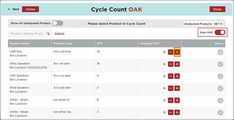 Cycle Count Workflow