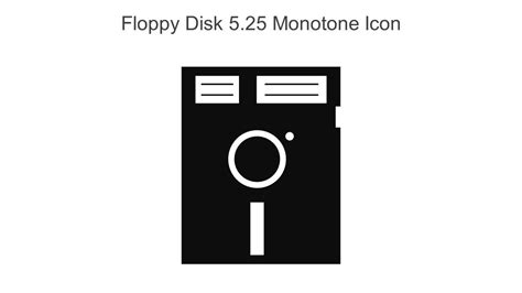 Floppy Disk Monotone Icon In Powerpoint Pptx Png And Editable Eps Format PPT Presentation