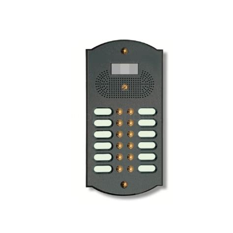 push button panel for video intercom 12 names mod 12plmorovideo a in