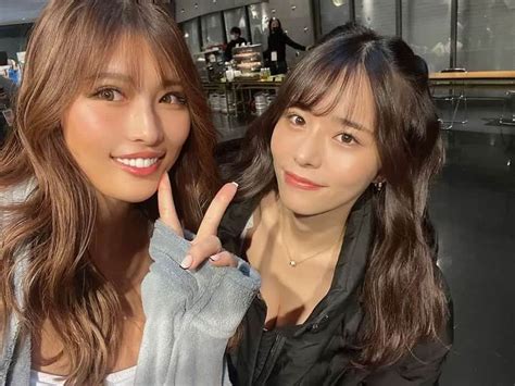 雛野ぽぽさんのインスタグラム写真 雛野ぽぽinstagram 「年末ラウンドガールのお写真！ りさぶーさん Risa Booo と🥺