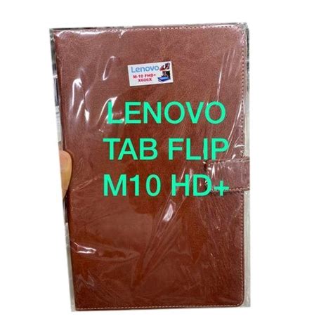 Flip Cover Brown Leather Lenovo M HD Plus Tablet Case Size Inch At Rs In Mumbai