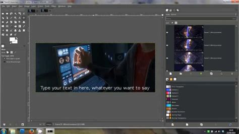 GIMP Tutorial Add Text To An Animated Movie Clip Quick And Easy YouTube