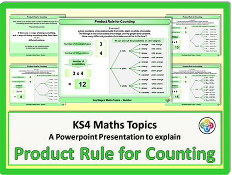 Product Rule For Counting For Ks4 Fantastic Maths Powerpoint And