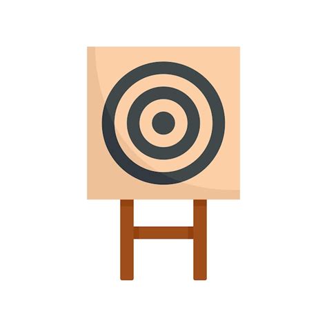 premium vector paper arch target icon flat illustration of paper arch