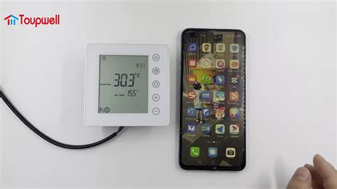 Wifi Zigbee Modbus Programmable Digital Room Thermostat Control Smart