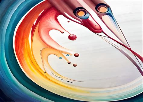 다채로운 수채화 스트로크 페인트 파도 방울 화려한 파도 뇌졸중 배경 일러스트 및 사진 무료 다운로드 Pngtree