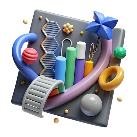 Vibrant Contemporary Dna Sequencing Data Visualization Cutout High