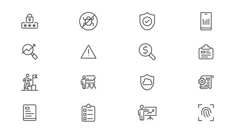 Business And Management Line Icons Set Management Icon Collection Vector Illustrator 25779129