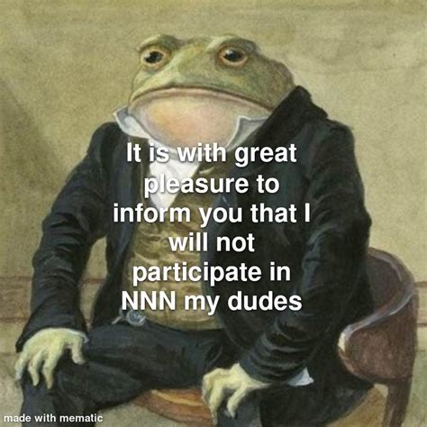No Nut November Colonel Toad Know Your Meme