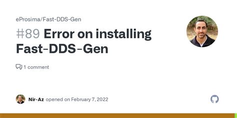 error on installing fast dds gen · issue 89 · eprosima fast dds gen