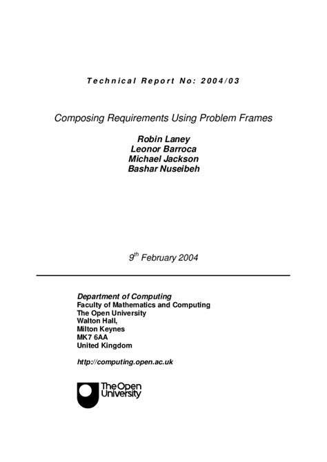 pdf composing requirements with problem frames