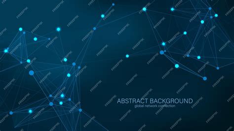 Premium Vector Distribution Of Data Network Visualization Internet Communication Technological