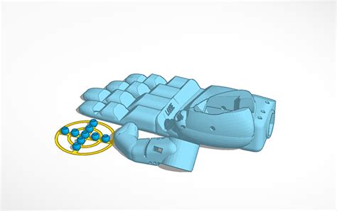 3d Design Left Large Gripper Thumb 2 0 Tinkercad