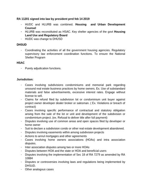 Dhsud Pdf