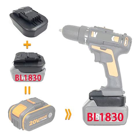 Adapter akumulatora Makita 18v BL18xx do WORX 20V (DM18M) • Cena ...