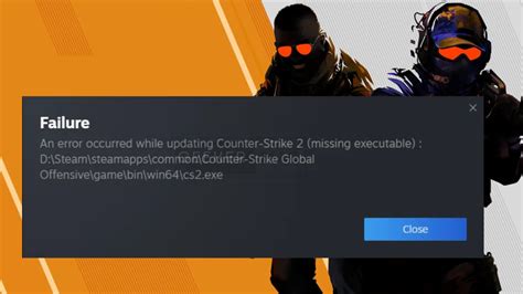 Fix Counter Strike Missing Executable Error CS Exe