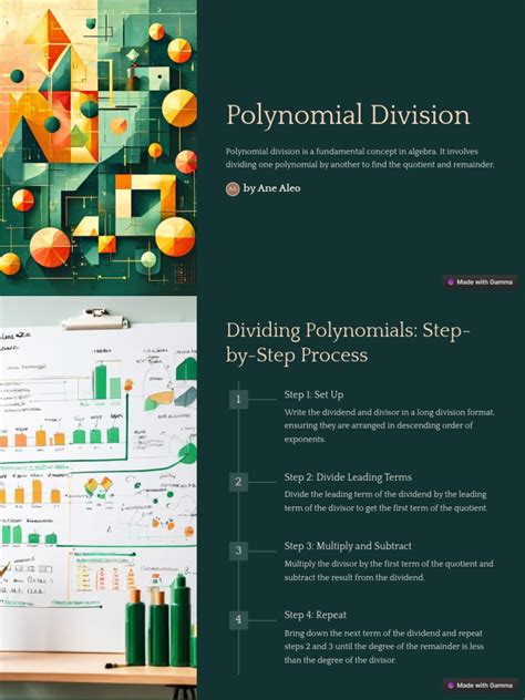 Polynomial Division Pdf