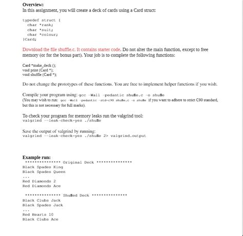 Solved Overview In This Assignment You Will Create A Deck Chegg