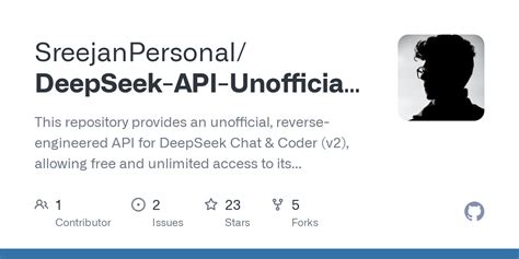 Github Sreejanpersonaldeepseek Api Unofficial V2 This Repository