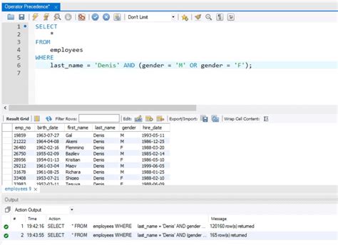 First Steps Into Data Manipulation And Operators In Sql 365 Data