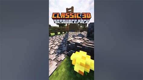 Minecraft 3D Resource Pack #minecraft #minecraftresourcepack - YouTube