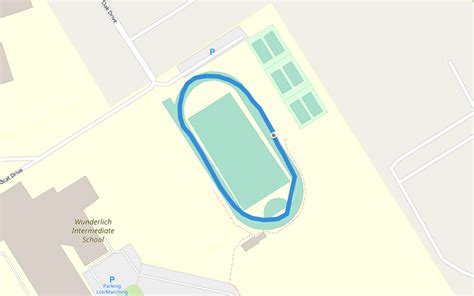 Wunderlich Intermediate School Walking And Running Trail Houston Texas Usa Pacer