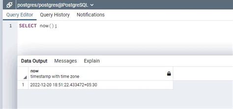 Postgresql Date Data Type