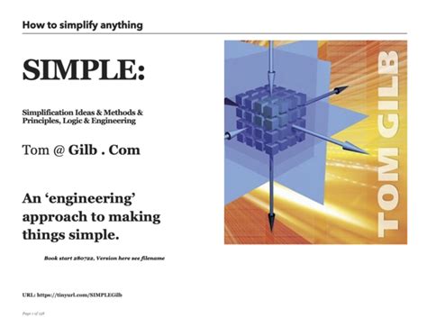Simple By Tom Gilb [leanpub Pdf Ipad Kindle]