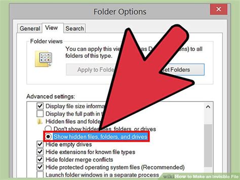 Ways To Make An Invisible File WikiHow