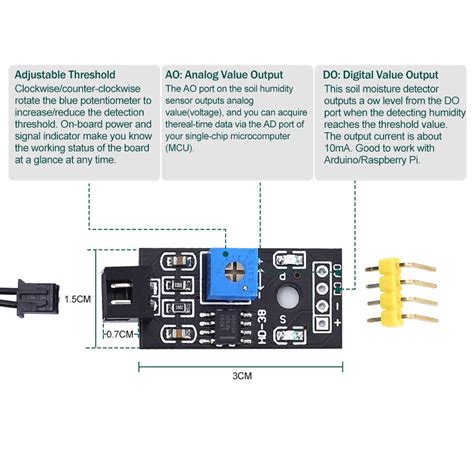 Soil Moisture Sensor Module Pinout Features Specs Circuit 53 Off