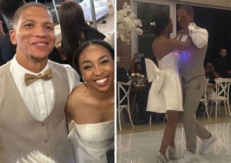 Meet Mr And Mrs Libbok First Look At Springboks Wedding