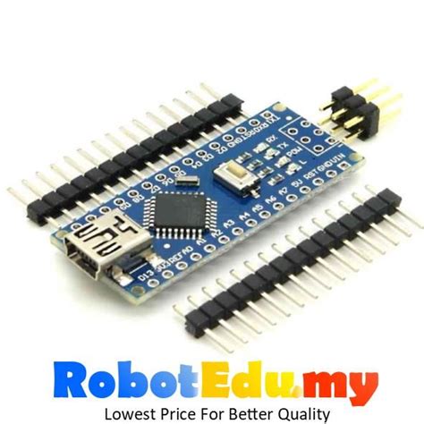 arduino compatible nano atmega328p no soldered pin