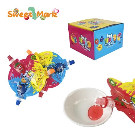 Best Selling Fruity Jelly Pudding Candy 3 In 1 Sweet Liquid Candy