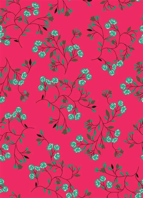 Vector A Seamless Pattern Textile Background Print Wallpaper