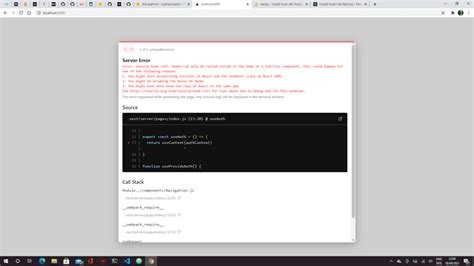 Error Using React Usecontext Rnextjs