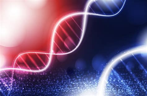 Premium Vector Dna Digital Sequence Code Structure With Glow Science Concept And Nano