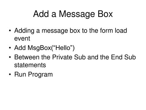 Ppt Visual Basic Powerpoint Presentation Free Download Id4506042