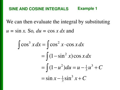 Ppt 7 2 Trigonometric Integrals Powerpoint Presentation Free Download Id 4678798