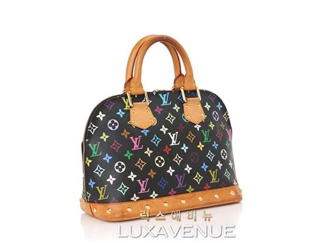 루이비통 빈티지 멀티컬러 멀티알마 멀티블랙알마 럭스애비뉴 중고명품 매입위탁 전문 루이비통 Bag 숄더토트백