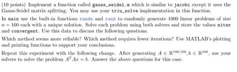 Solved Could Someone Answer This Matlab Question For Me