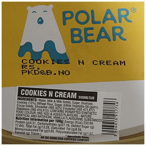 Buy Polar Bear Ice Cream Cookies N Cream Online At Best Price Of Rs