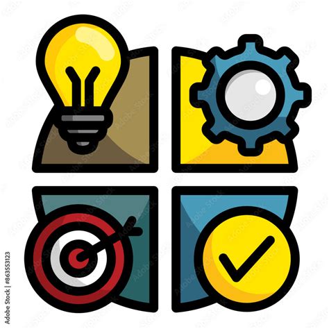 Pdca Icon Stock Vector Adobe Stock