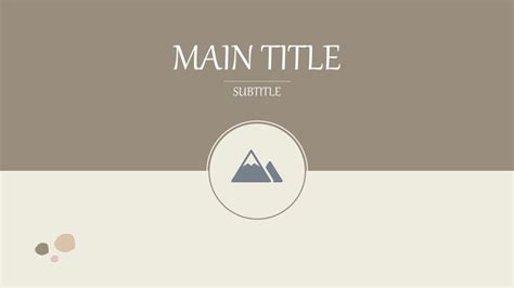 Simple Brown Powerpoint Template Etsy