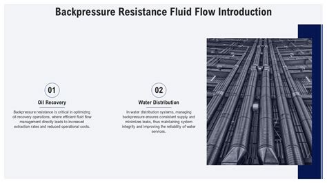 backpressure resistance fluid flow introduction ppt powerpoint st ai ss
