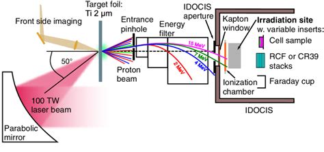 Schematic Overview Of The Experimental Setup At The Laser Particle Download Scientific Diagram