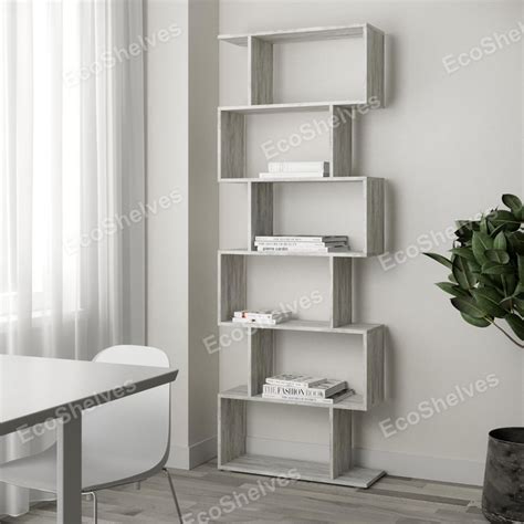 Стелаж для книг полиця для іграшок напольна відкрита для дому книжні стелажі 70 см Бетон