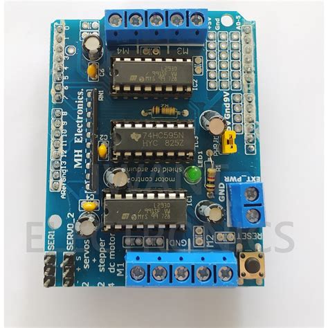 Jual L293 L293d Driver Motor Control Shield For Arduino Shopee Indonesia